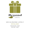 Gift Cards - Beyond Spa